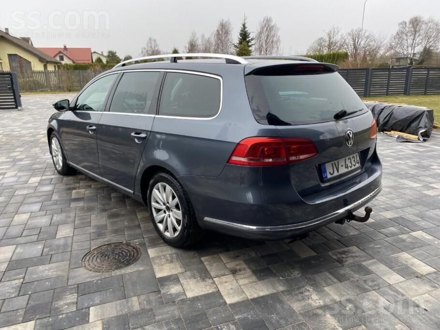 Grey Volkswagen Passat B7 2011 in Riga, with an engine capacity of 2.00 L and mileage of 458 thousand km for 1500 €, photo 5 on AUTOMOTO.COM.LV