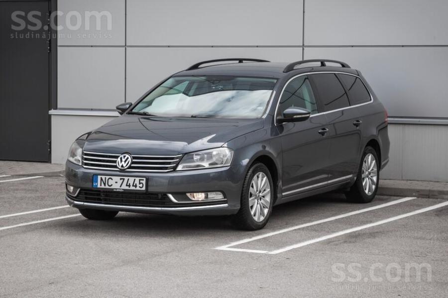 Grey Volkswagen Passat B7 2011 in Riga, with an engine capacity of 1.60 L and mileage of 175 thousand km for 6950 €, photo 1 on AUTOMOTO.COM.LV
