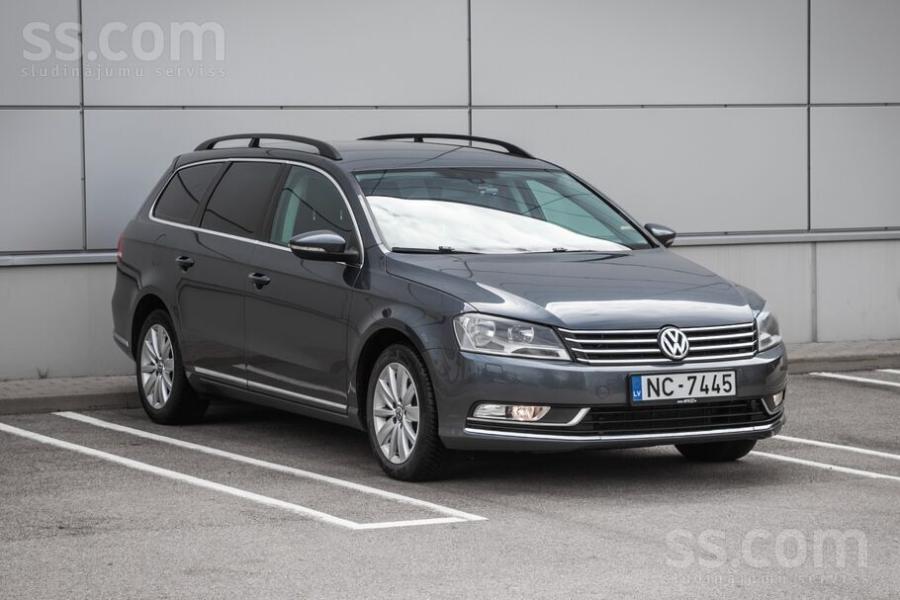 Grey Volkswagen Passat B7 2011 in Riga, with an engine capacity of 1.60 L and mileage of 175 thousand km for 6950 €, photo 4 on AUTOMOTO.COM.LV