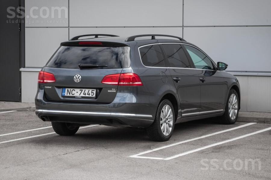 Grey Volkswagen Passat B7 2011 in Riga, with an engine capacity of 1.60 L and mileage of 175 thousand km for 6950 €, photo 5 on AUTOMOTO.COM.LV