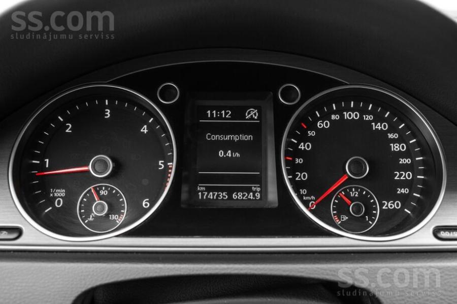 Grey Volkswagen Passat B7 2011 in Riga, with an engine capacity of 1.60 L and mileage of 175 thousand km for 6950 €, photo 21 on AUTOMOTO.COM.LV