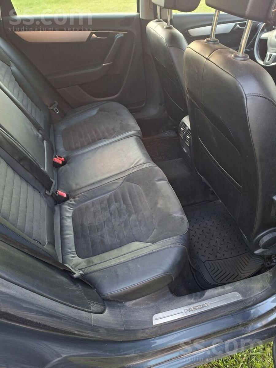 Grey Volkswagen Passat B7 2011 in Riga, with an engine capacity of 2.00 L and mileage of 256 thousand km for 2800 €, photo 7 on AUTOMOTO.COM.LV