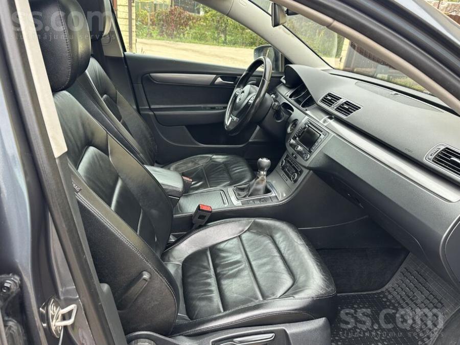 Pelēks Volkswagen Passat B7 2011 Rēzekne, ar dzinēja tilpumu 2.00 L un nobraukumu 292 tūkst. km par 3550 €, foto 10 vietnē AUTOMOTO.COM.LV