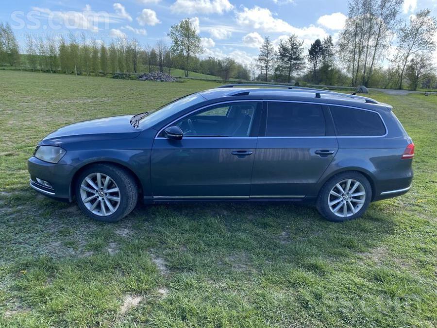 Grey Volkswagen Passat B7 2012 in Liepaja, with an engine capacity of 2.00 L and mileage of 230 thousand km for 4700 €, photo 3 on AUTOMOTO.COM.LV