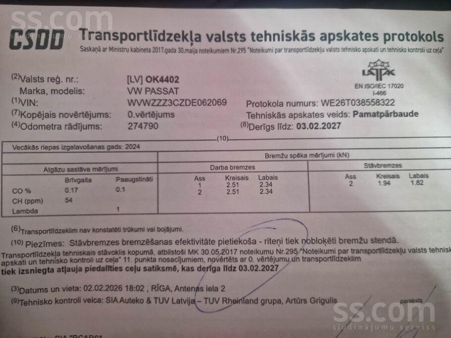 Pelēks Volkswagen Passat B7 2012 Rīga, ar dzinēja tilpumu 1.40 L un nobraukumu 274 tūkst. km par 4950 €, foto 21 vietnē AUTOMOTO.COM.LV