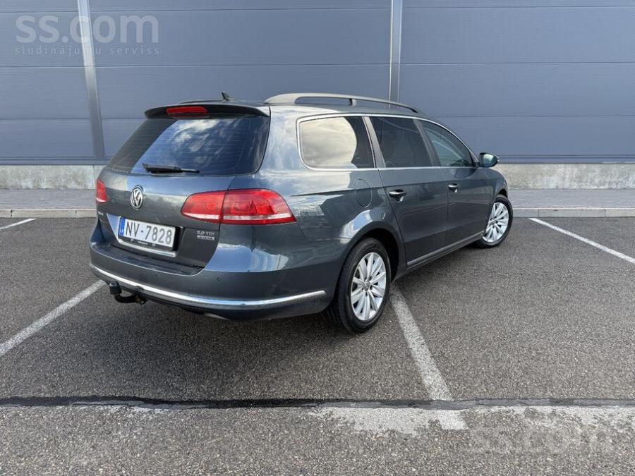 Pelēks Volkswagen Passat B7 2012 Rīga, ar dzinēja tilpumu 2.00 L un nobraukumu 296 tūkst. km par 3950 €, foto 6 vietnē AUTOMOTO.COM.LV