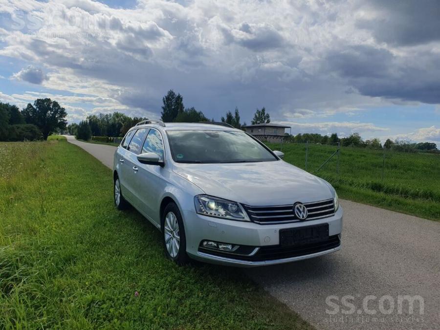 Pelēks Volkswagen Passat B7 2012 Bauska, ar dzinēja tilpumu 2.00 L un nobraukumu 284 tūkst. km par 4850 €, foto 3 vietnē AUTOMOTO.COM.LV