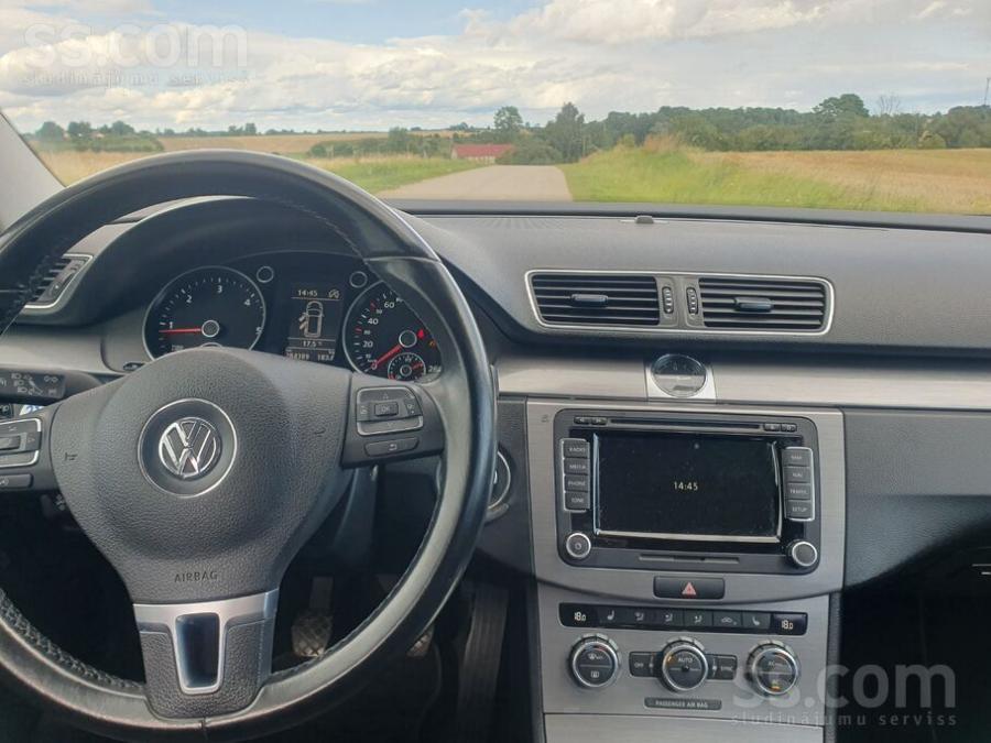 Pelēks Volkswagen Passat B7 2012 Bauska, ar dzinēja tilpumu 2.00 L un nobraukumu 284 tūkst. km par 4850 €, foto 13 vietnē AUTOMOTO.COM.LV