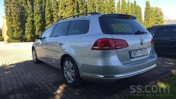 Grey Volkswagen Passat B7 2012 in Jelgava, with an engine capacity of 2.00 L and mileage of 267 thousand km for 5200 €, photo 6 on AUTOMOTO.COM.LV