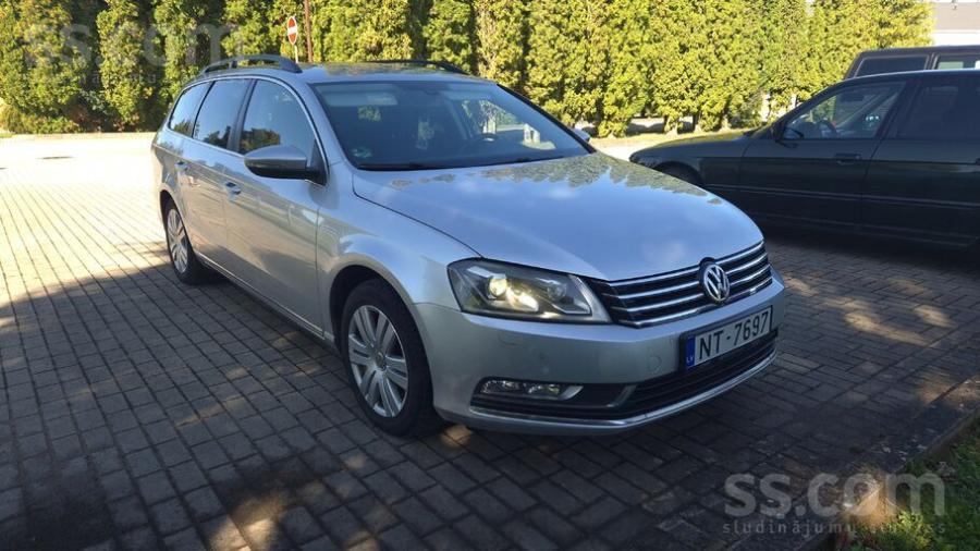 Grey Volkswagen Passat B7 2012 in Jelgava, with an engine capacity of 2.00 L and mileage of 267 thousand km for 5200 €, photo 9 on AUTOMOTO.COM.LV