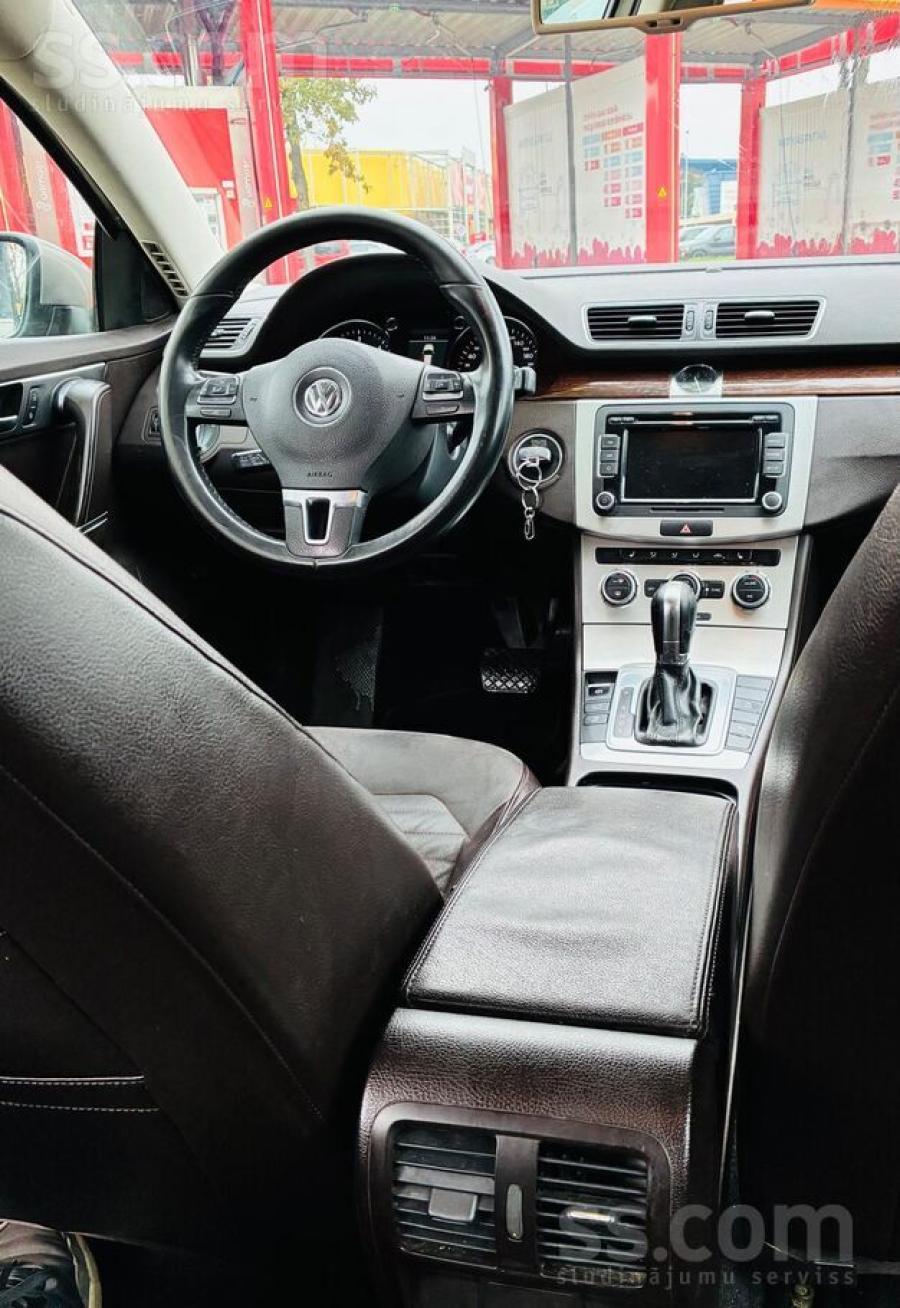 Pelēks Volkswagen Passat B7 2013 Rīga, ar dzinēja tilpumu 2.00 L un nobraukumu 342 tūkst. km par 3400 €, foto 9 vietnē AUTOMOTO.COM.LV