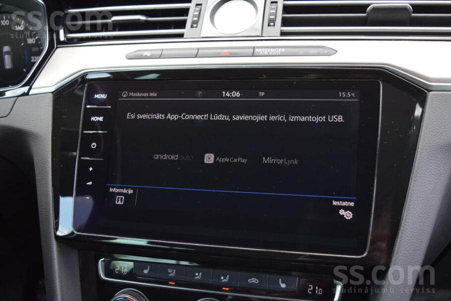 Pelēks Volkswagen Passat B7 2018 Rīga, ar dzinēja tilpumu 1.40 L un nobraukumu 174 tūkst. km par 11900 €, foto 7 vietnē AUTOMOTO.COM.LV