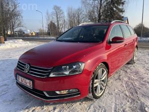 Red Volkswagen Passat B7 2011 in Riga, with an engine capacity of 2.00 L and mileage of 260 thousand km for 5290 €, photo  on AUTOMOTO.COM.LV