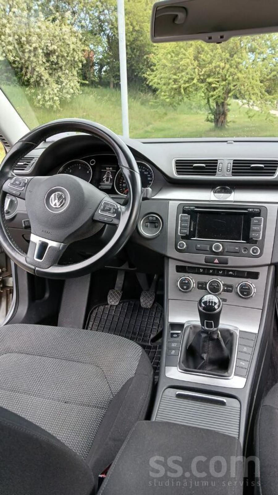 Volkswagen Passat B7 2012 Liepāja, ar dzinēja tilpumu 2.00 L un nobraukumu 298 tūkst. km par 5550 €, foto 10 vietnē AUTOMOTO.COM.LV