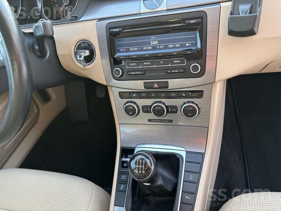 Volkswagen Passat B7 2012 Ogre, ar dzinēja tilpumu 1.40 L un nobraukumu 232 tūkst. km par 5790 €, foto 13 vietnē AUTOMOTO.COM.LV