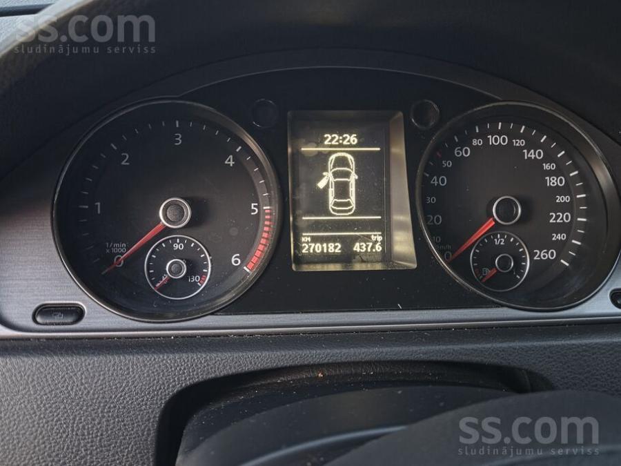 Balts Volkswagen Passat B7 2011 Jēkabpils, ar dzinēja tilpumu 1.60 L un nobraukumu 270 tūkst. km par 2999 €, foto 6 vietnē AUTOMOTO.COM.LV