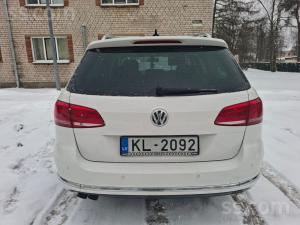 White Volkswagen Passat B7 2013 in Riga, with an engine capacity of 2.00 L and mileage of 336 thousand km for 5500 €, photo 6 on AUTOMOTO.COM.LV