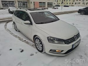 White Volkswagen Passat B7 2013 in Riga, with an engine capacity of 2.00 L and mileage of 336 thousand km for 5500 €, photo 10 on AUTOMOTO.COM.LV