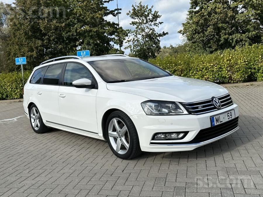 White Volkswagen Passat B7 2013 in Riga, with an engine capacity of 2.00 L and mileage of 280 thousand km for 3900 €, photo 3 on AUTOMOTO.COM.LV