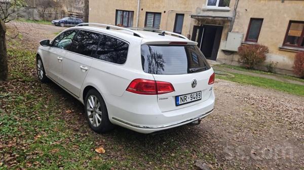 White Volkswagen Passat B7 2014 in Jelgava, with an engine capacity of 2.00 L and mileage of 350 thousand km for 10000 €, photo 6 on AUTOMOTO.COM.LV