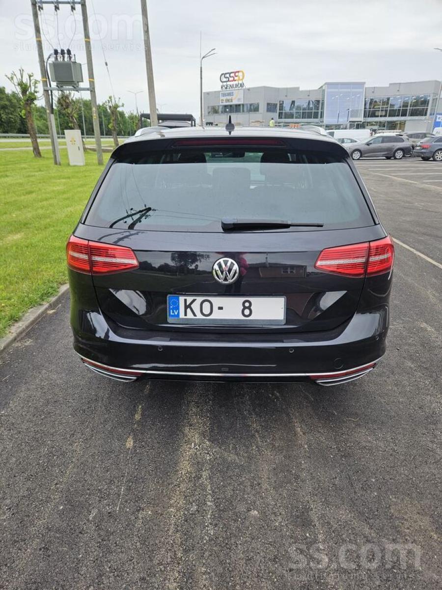 Black Volkswagen Passat B8 2016 in Ogre, with an engine capacity of 2.00 L and mileage of 278 thousand km for 12900 €, photo 9 on AUTOMOTO.COM.LV