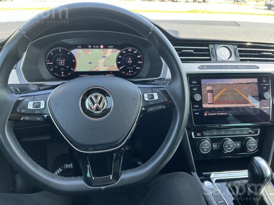 Melns Volkswagen Passat B8 2018 Rīga, ar dzinēja tilpumu 2.00 L un nobraukumu 203 tūkst. km par 12500 €, foto 6 vietnē AUTOMOTO.COM.LV
