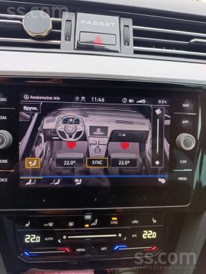 Black Volkswagen Passat B8 2022 in Riga, with an engine capacity of 2.00 L and mileage of 183 thousand km for 15470 €, photo 9 on AUTOMOTO.COM.LV