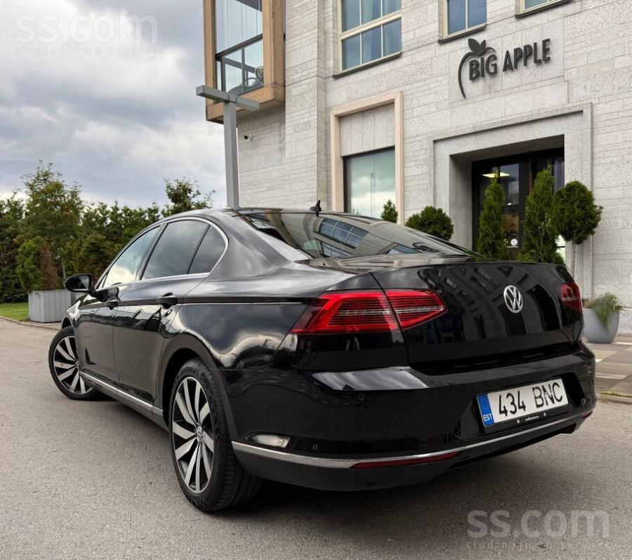 Melns Volkswagen Passat B8 2015 Tallina, ar dzinēja tilpumu 2.00 L un nobraukumu 211 tūkst. km par 11999 €, foto 8 vietnē AUTOMOTO.COM.LV