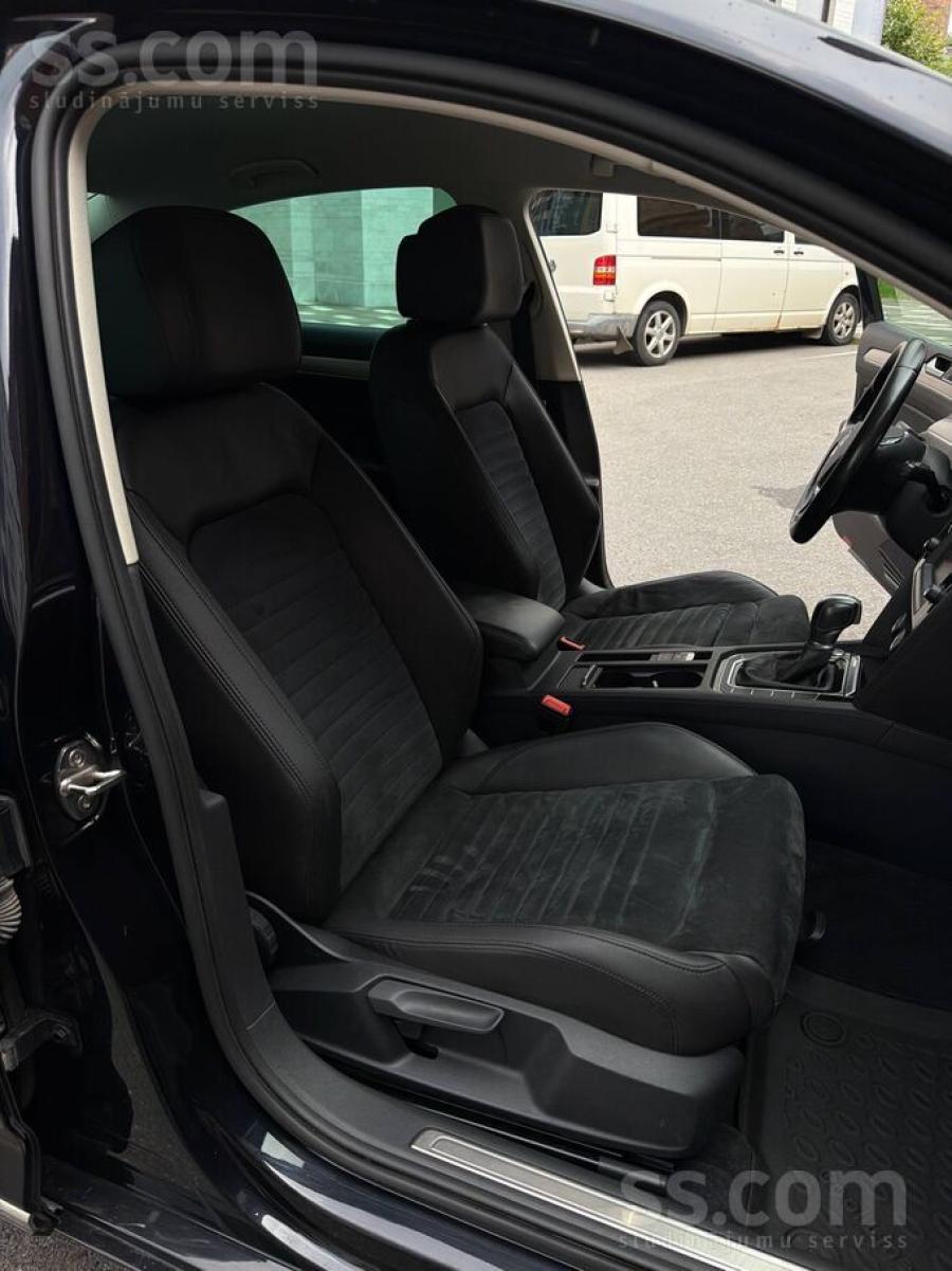 Melns Volkswagen Passat B8 2015 Tallina, ar dzinēja tilpumu 2.00 L un nobraukumu 211 tūkst. km par 11999 €, foto 17 vietnē AUTOMOTO.COM.LV