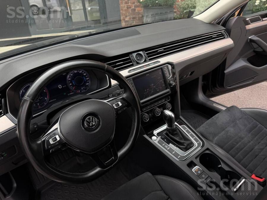 Melns Volkswagen Passat B8 2015 Tallina, ar dzinēja tilpumu 2.00 L un nobraukumu 211 tūkst. km par 11999 €, foto 22 vietnē AUTOMOTO.COM.LV