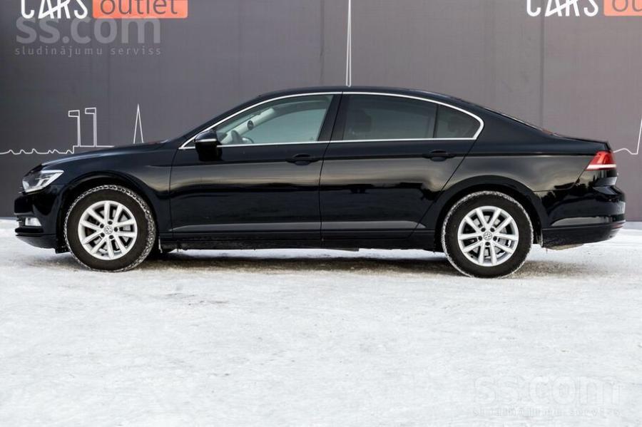 Black Volkswagen Passat B8 2016 in Riga, with an engine capacity of 1.40 L and mileage of 257 thousand km for 9990 €, photo 6 on AUTOMOTO.COM.LV