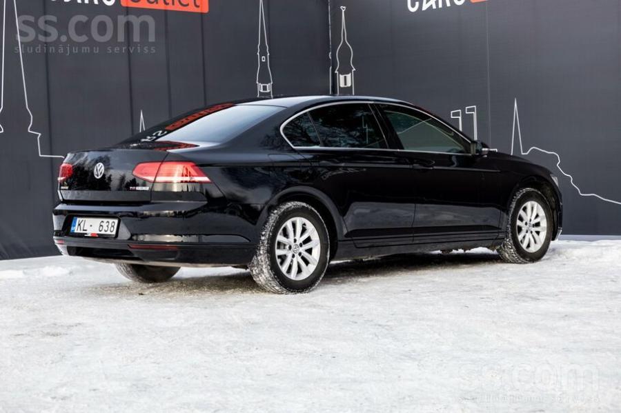 Black Volkswagen Passat B8 2016 in Riga, with an engine capacity of 1.40 L and mileage of 257 thousand km for 9990 €, photo 7 on AUTOMOTO.COM.LV