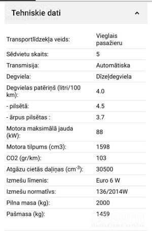 Черный Фольксваген Пассат Б8 2016 в Рига, объемом двигателя 1.60 л и пробегом 368 тыс. км за 7400 €, фото 18 на AUTOMOTO.COM.LV