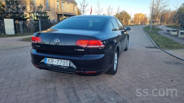 Black Volkswagen Passat B8 2017 in Riga, with an engine capacity of 1.40 L and mileage of 126 thousand km for 7950 €, photo 5 on AUTOMOTO.COM.LV
