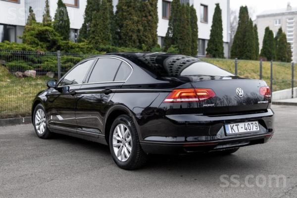 Black Volkswagen Passat B8 2017 in Riga, with an engine capacity of 2.00 L and mileage of 0 thousand km for 9300 €, photo 3 on AUTOMOTO.COM.LV