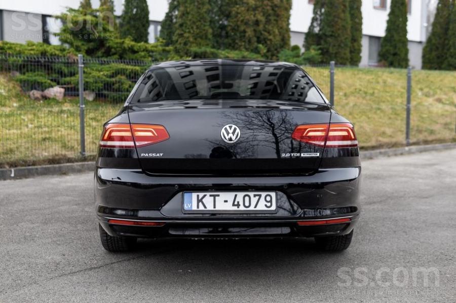 Black Volkswagen Passat B8 2017 in Riga, with an engine capacity of 2.00 L and mileage of 0 thousand km for 9300 €, photo 6 on AUTOMOTO.COM.LV