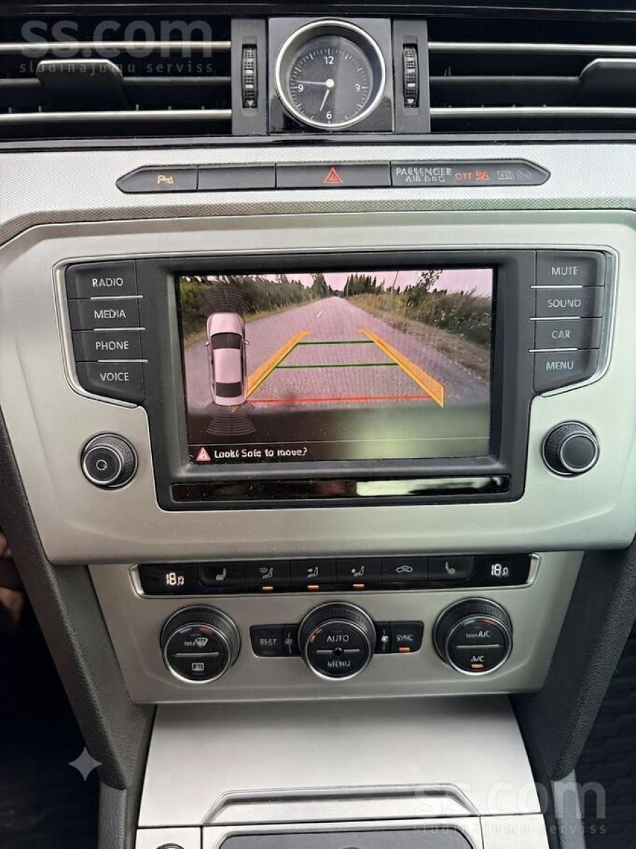 Melns Volkswagen Passat B8 2017 Tukums, ar dzinēja tilpumu 2.00 L un nobraukumu 273 tūkst. km par 9500 €, foto 9 vietnē AUTOMOTO.COM.LV