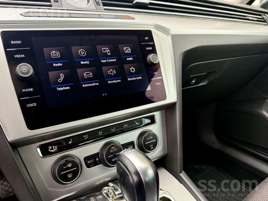 Melns Volkswagen Passat B8 2019 Rīga, ar dzinēja tilpumu 1.40 L un nobraukumu 0 tūkst. km par 10990 €, foto 17 vietnē AUTOMOTO.COM.LV