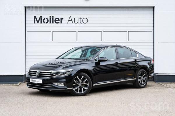 Black Volkswagen Passat B8 2019 in Riga, with an engine capacity of 1.50 L and mileage of 126 thousand km for 18950 €, photo 1 on AUTOMOTO.COM.LV