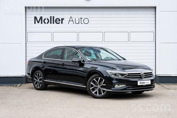 Black Volkswagen Passat B8 2019 in Riga, with an engine capacity of 1.50 L and mileage of 126 thousand km for 18950 €, photo 2 on AUTOMOTO.COM.LV
