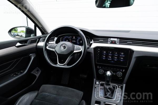 Black Volkswagen Passat B8 2019 in Riga, with an engine capacity of 1.50 L and mileage of 126 thousand km for 18950 €, photo 9 on AUTOMOTO.COM.LV
