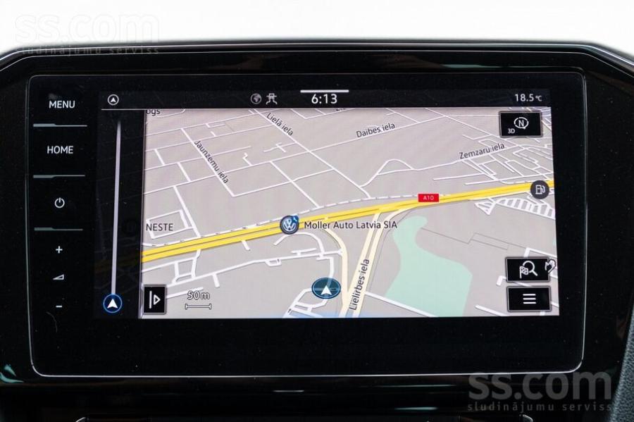 Black Volkswagen Passat B8 2019 in Riga, with an engine capacity of 1.50 L and mileage of 126 thousand km for 18950 €, photo 12 on AUTOMOTO.COM.LV