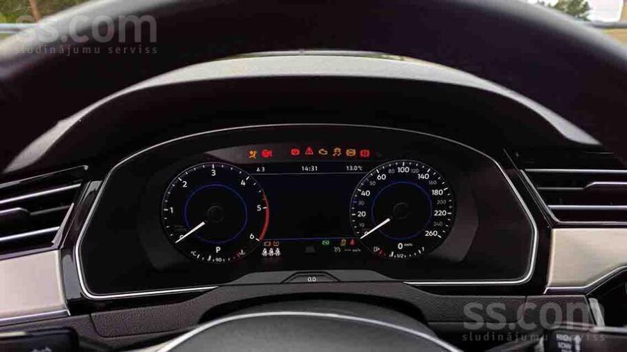 Black Volkswagen Passat B8 2019 in Riga, with an engine capacity of 2.00 L and mileage of 96 thousand km for 17500 €, photo 4 on AUTOMOTO.COM.LV