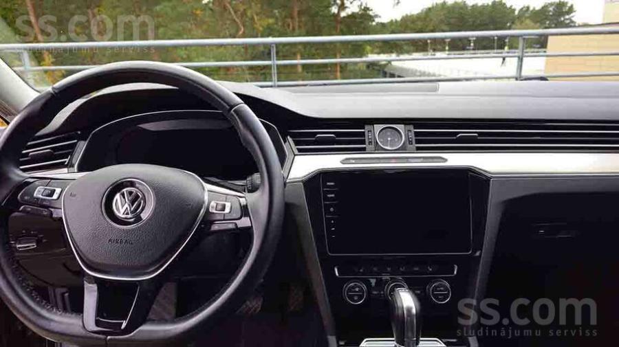 Black Volkswagen Passat B8 2019 in Riga, with an engine capacity of 2.00 L and mileage of 96 thousand km for 17500 €, photo 9 on AUTOMOTO.COM.LV