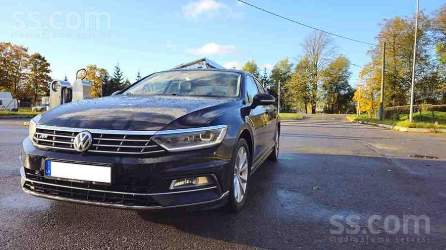 Black Volkswagen Passat B8 2019 in Riga, with an engine capacity of 2.00 L and mileage of 96 thousand km for 17500 €, photo 13 on AUTOMOTO.COM.LV