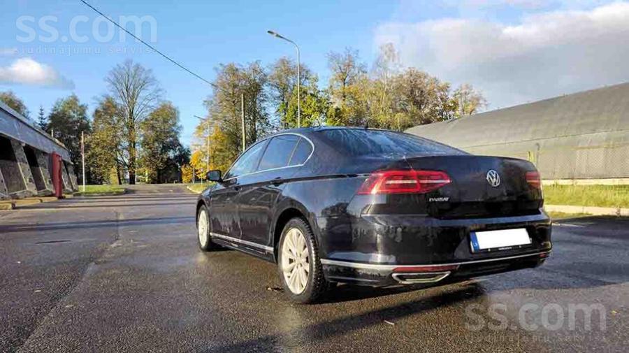 Black Volkswagen Passat B8 2019 in Riga, with an engine capacity of 2.00 L and mileage of 96 thousand km for 17500 €, photo 14 on AUTOMOTO.COM.LV