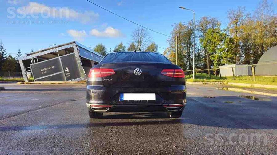 Black Volkswagen Passat B8 2019 in Riga, with an engine capacity of 2.00 L and mileage of 96 thousand km for 17500 €, photo 15 on AUTOMOTO.COM.LV