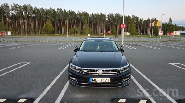 Black Volkswagen Passat B8 2019 in Riga, with an engine capacity of 2.00 L and mileage of 96 thousand km for 15500 €, photo 1 on AUTOMOTO.COM.LV