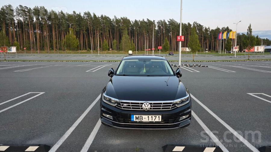 Black Volkswagen Passat B8 2019 in Riga, with an engine capacity of 2.00 L and mileage of 96 thousand km for 15500 €, photo 1 on AUTOMOTO.COM.LV