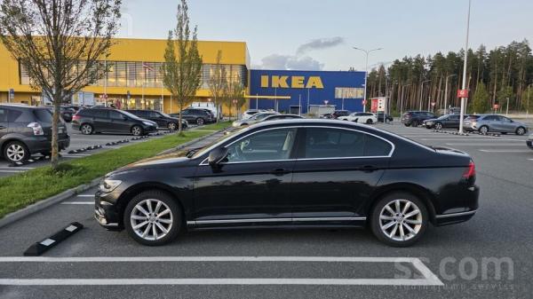 Black Volkswagen Passat B8 2019 in Riga, with an engine capacity of 2.00 L and mileage of 96 thousand km for 15500 €, photo 5 on AUTOMOTO.COM.LV